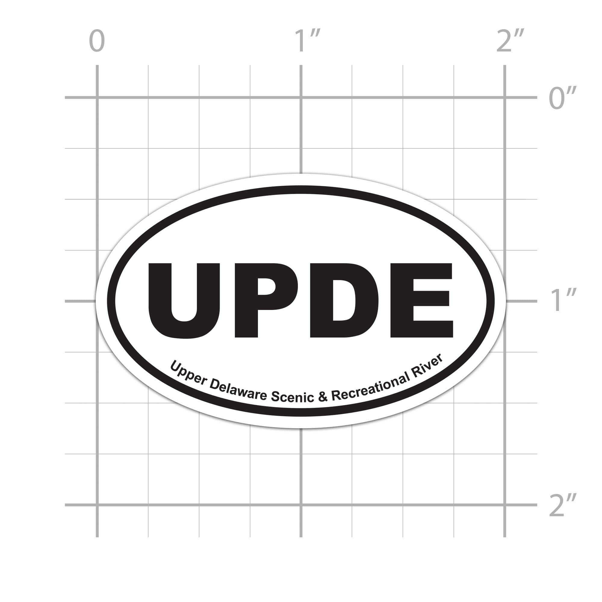 UPDE Upper Delaware Scenic & Recreational River Sticker for water ...