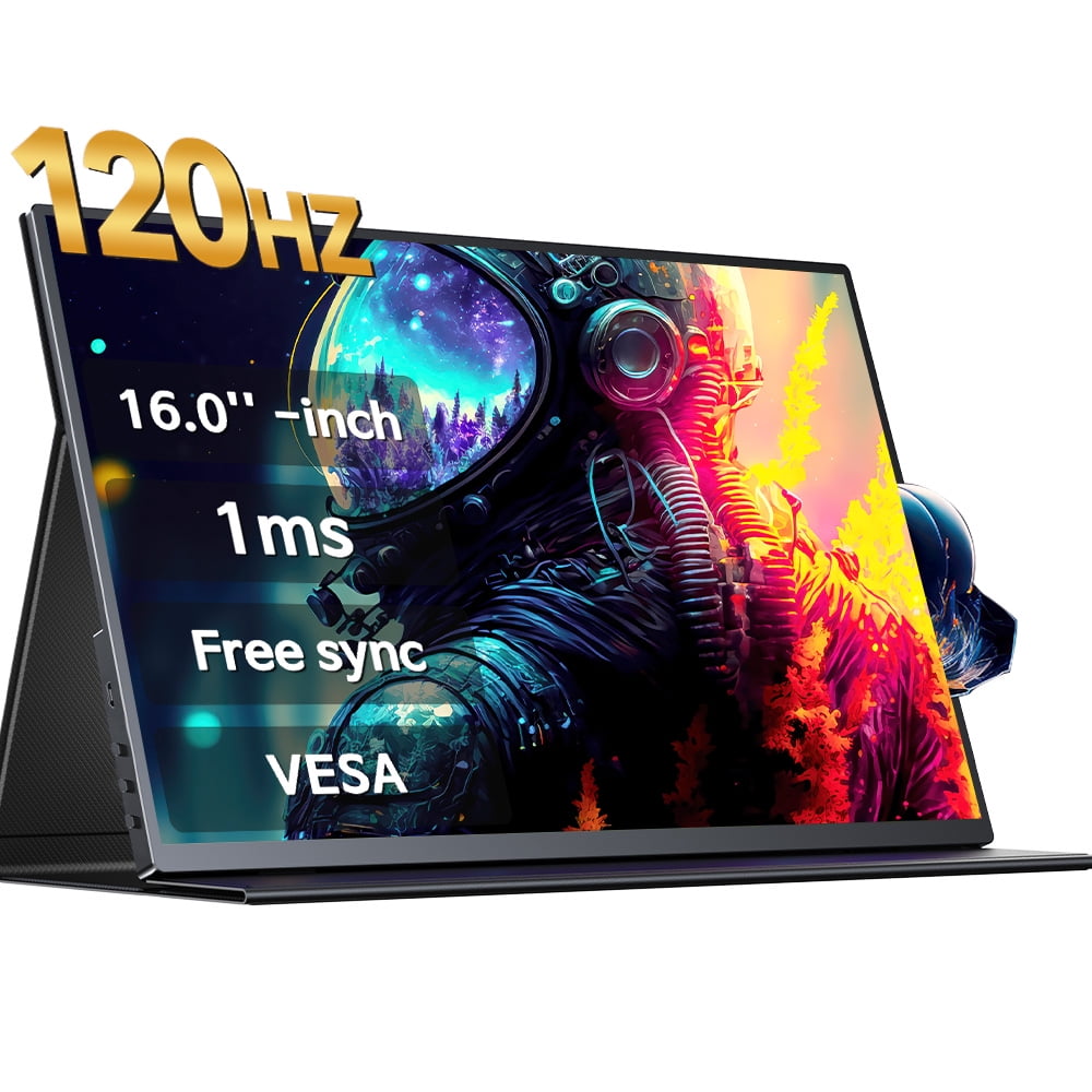 UPERFECT 120HZ Gaming Monitor, 16" Portable Monitor for Laptop PS5 Xbox ...