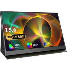 MISA Viewmax Portable Monitor, FHD Display, USB-C, HDMI, Built-in ...