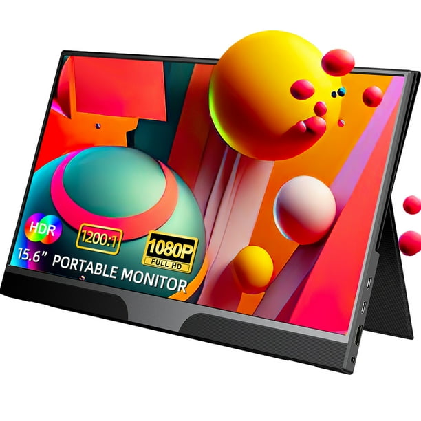 UPERFECT 15.6" Portable Monitor for Home & Office, 1080P FHD USB-C HDMI ...