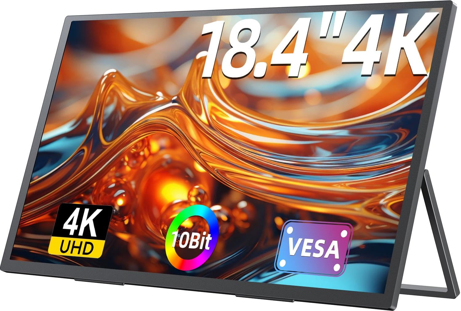 UPERFECT Portable Monitor 4K UHD, 18.4" FreeSync IPS HDR Gaming Display ...