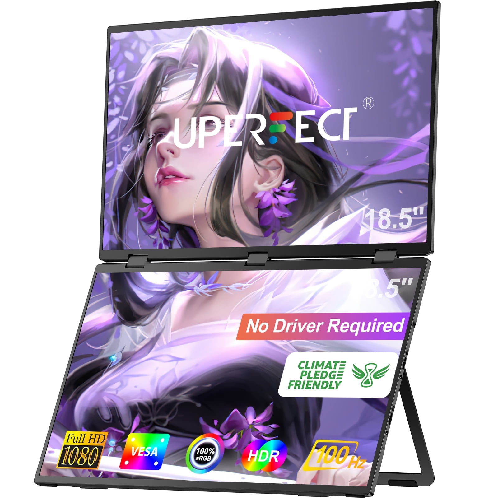 UPERFECT UStation Δ / Delta Max - Stacked Monitor Laptop Dual Screen ...