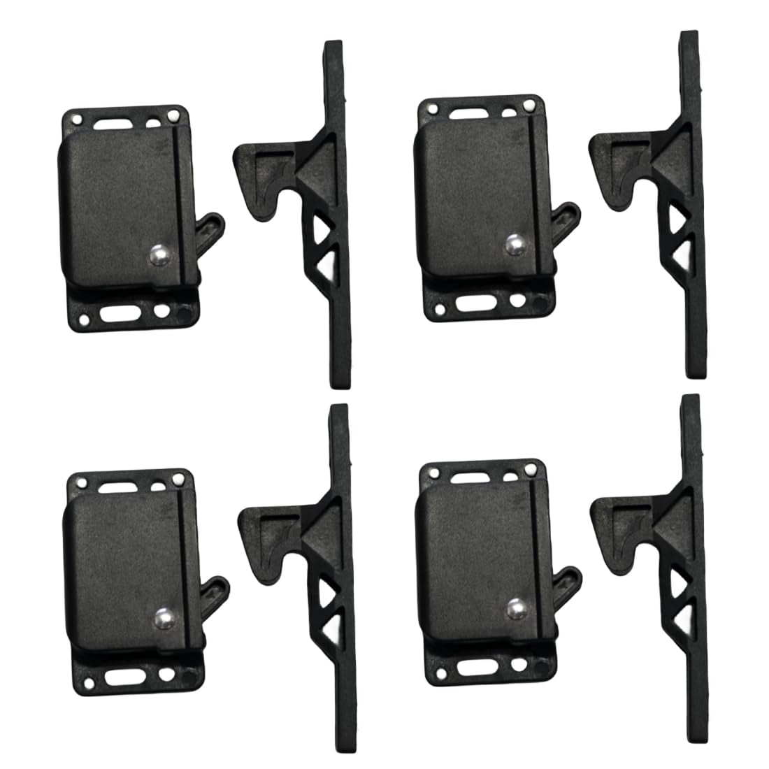 UPEYXDQR RV Cabinet latches 4Pcs，Drawer Latch Universal Push-to-Close ...
