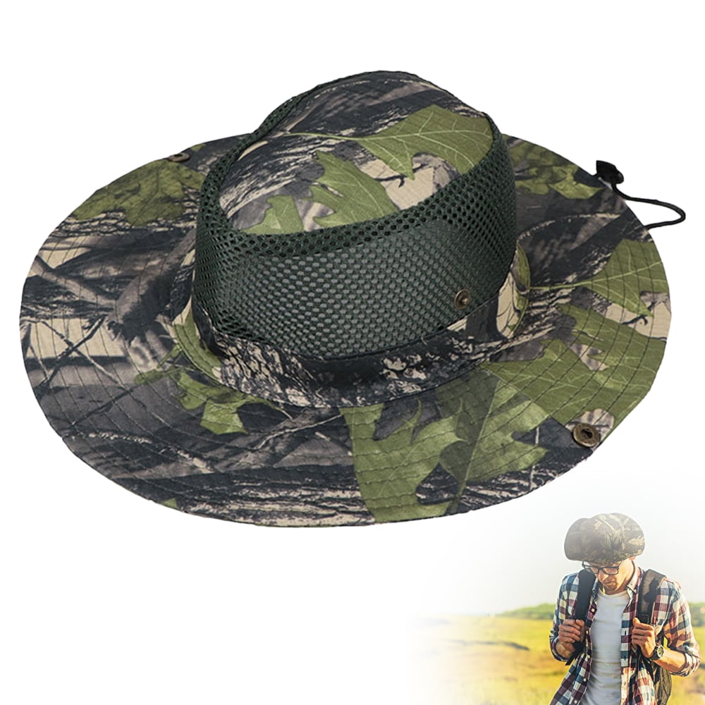 TITOUMI UPF 50+ Camouflage Boonie Hat - Sun Protection Hat, Fishing Hat ...