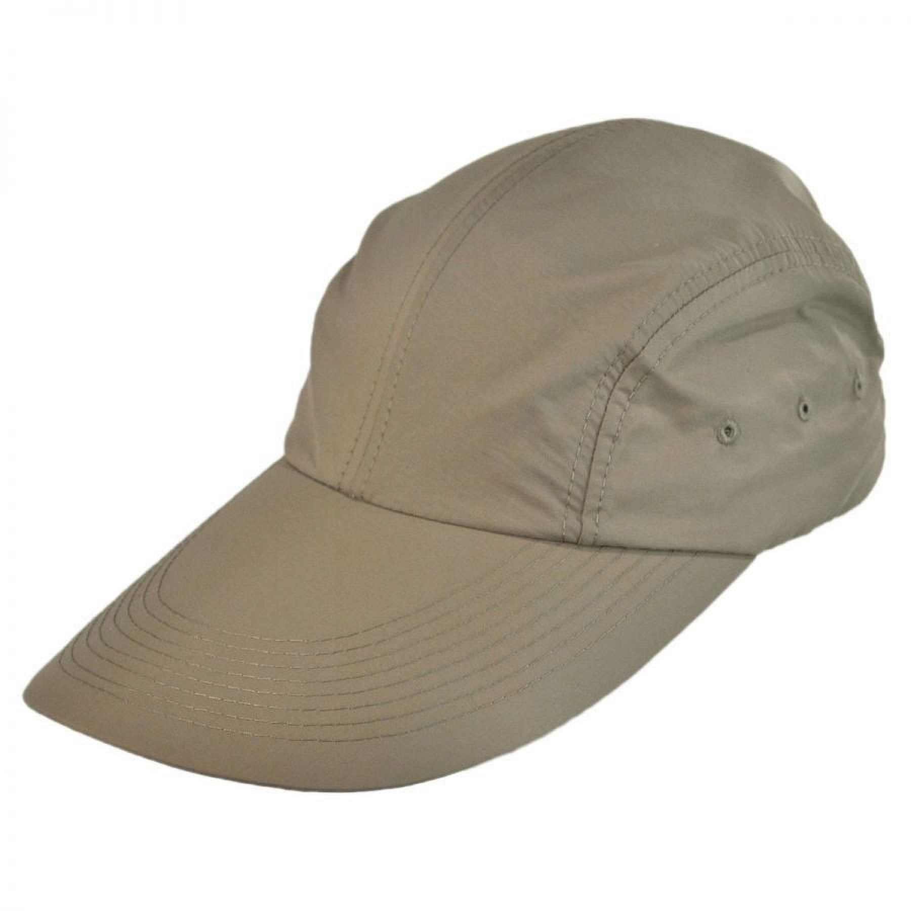 UPF 50+ Long Bill Adjustable Baseball Cap - ADJUSTABLE - Khaki ...