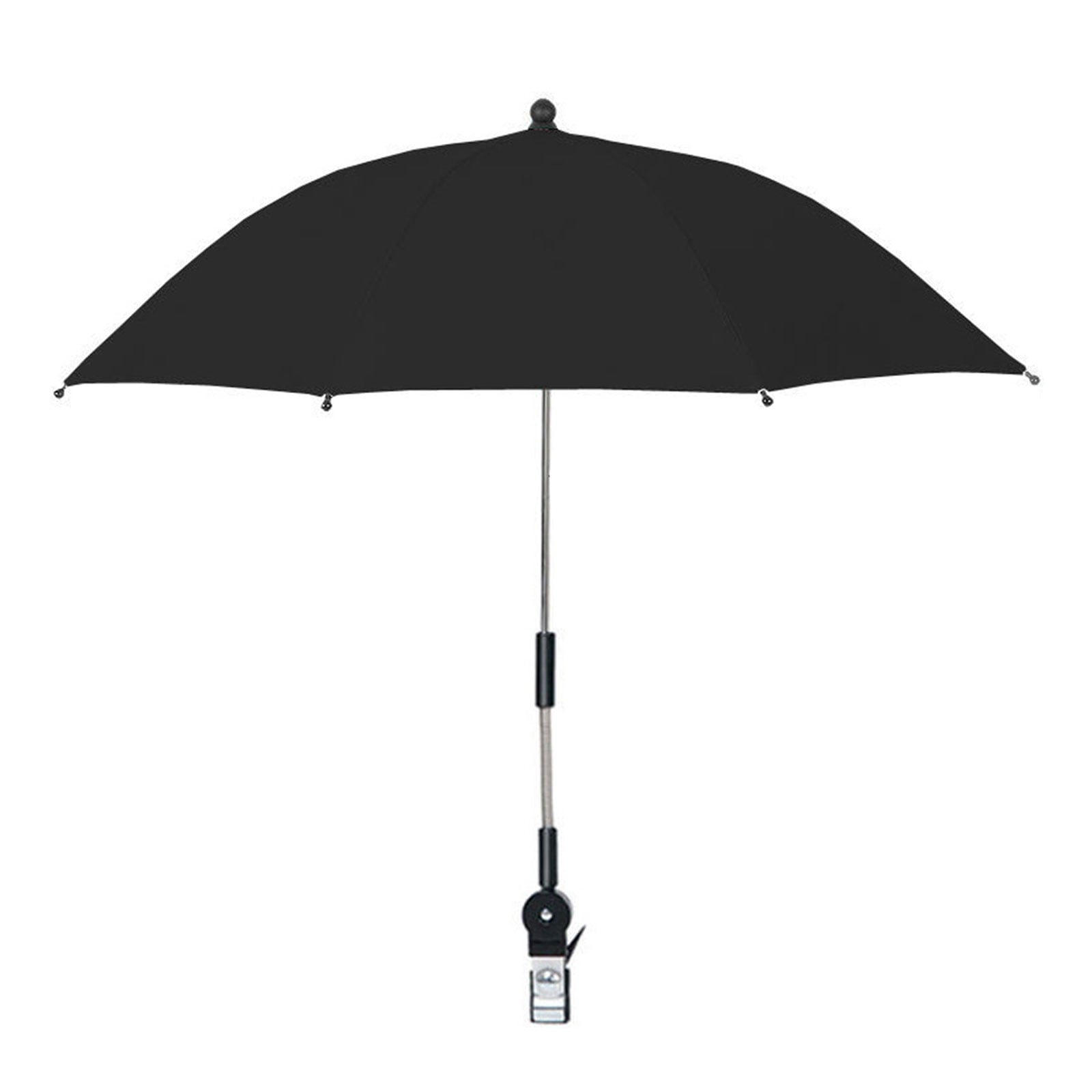 UPF50 Chair Umbrella with Universal Clamp 31in Umbrella Clip on Parasol ...