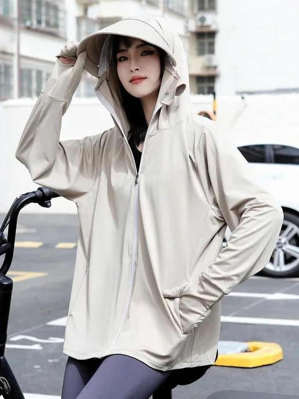 UPF50+ Sun Protection Clothing for Women Sunscreen Jacket Block UV Rays ...