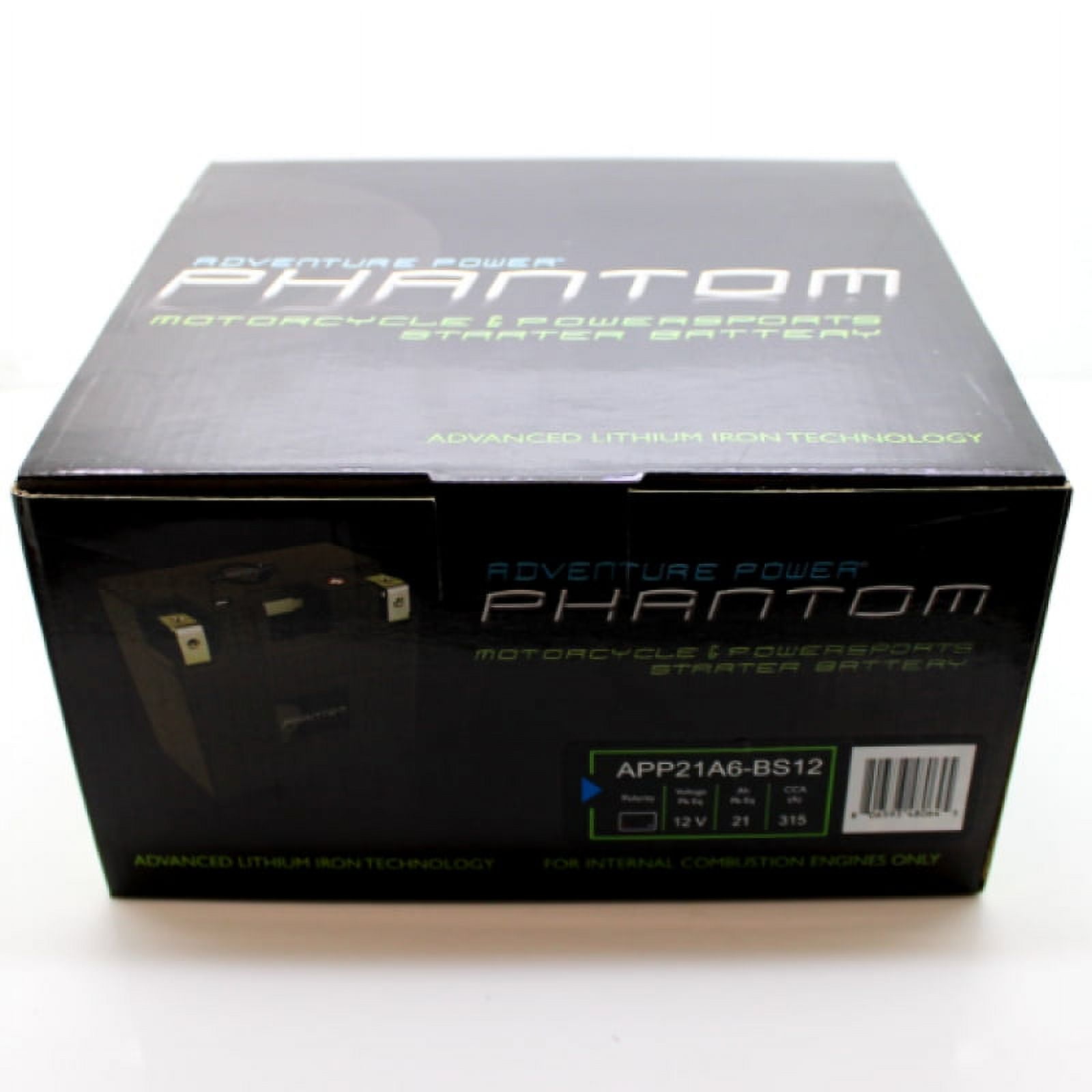 UPG Adventure Power Phantom APP21A6-BS12 Starter Battery UPG No. 48064 - Walmart.com