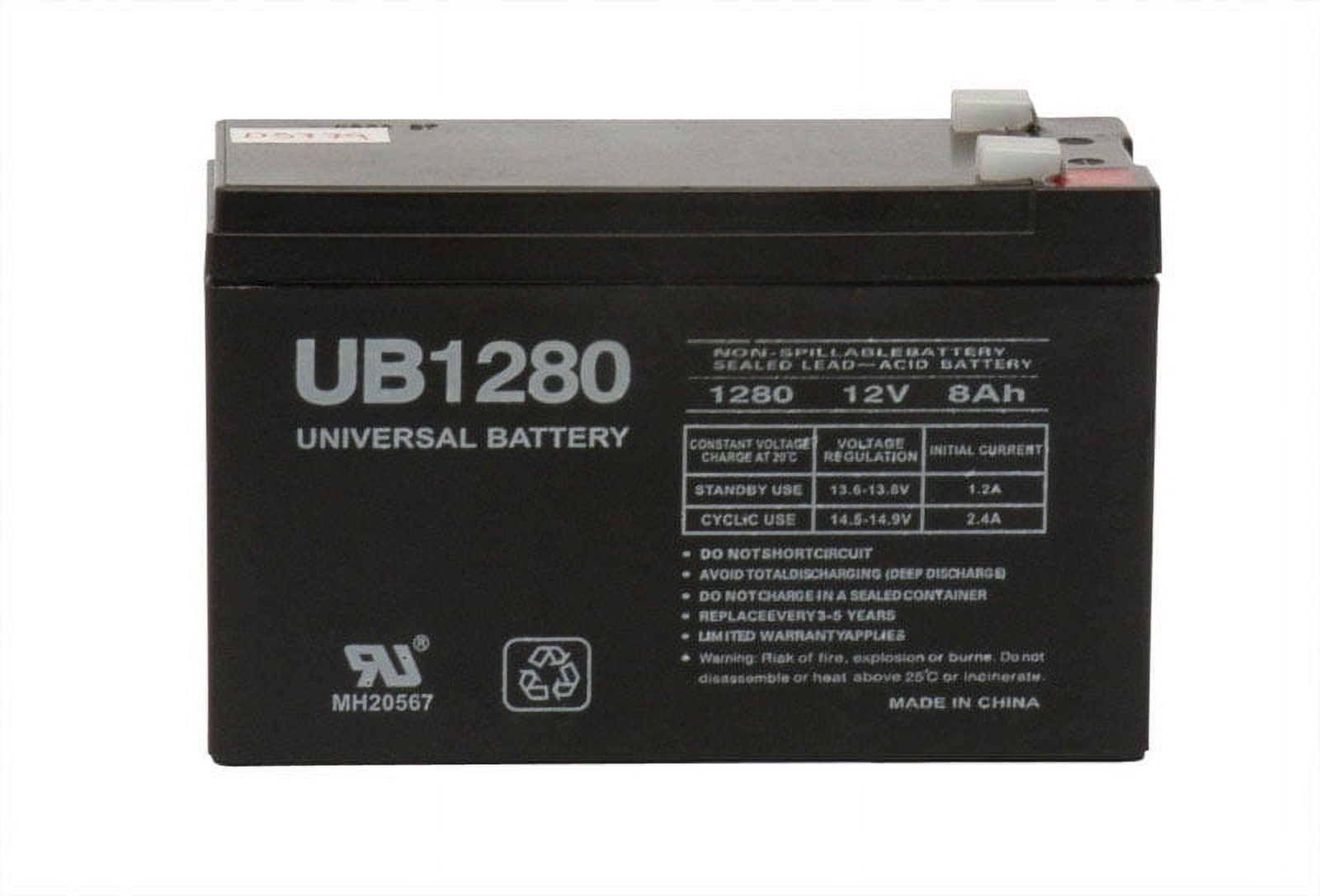 UPG UB1280 8 Ah Lead Acid Battery - Walmart.com