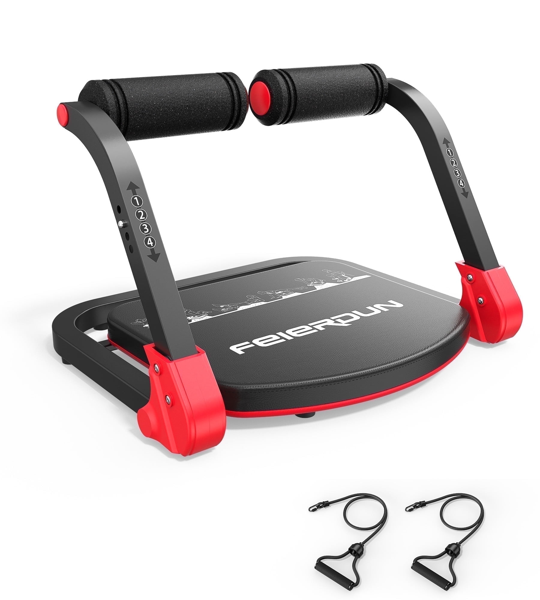 Upgo Adjustable Ab Trainer, Core Exercise Equipment, Foldable Ab ...