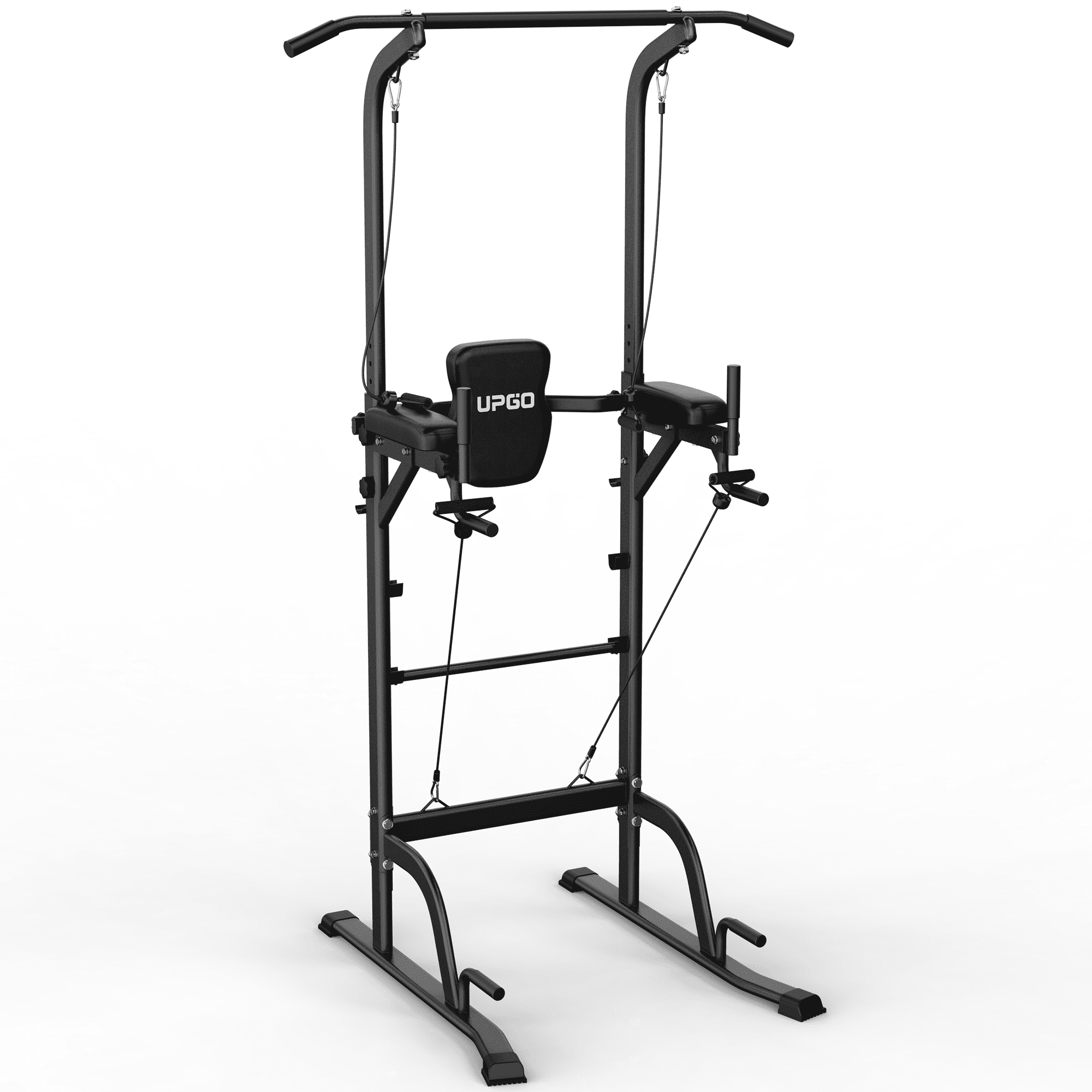 UPGO Power Tower, Adjustable Dip Station, 400lbs Max, Home Gym Training ...