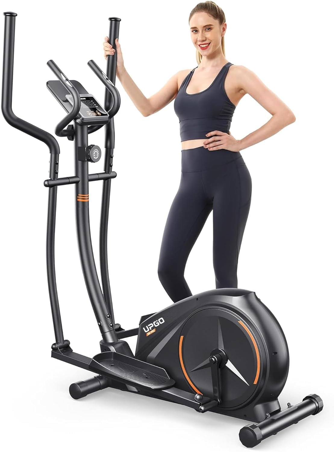 UPGO Magnetic Elliptical Machine - Elliptical Exercise Machine for Home ...