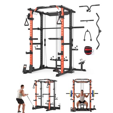 Syedee Home Gym Station, Workout Station with 150LBS Weight Stack, Home ...