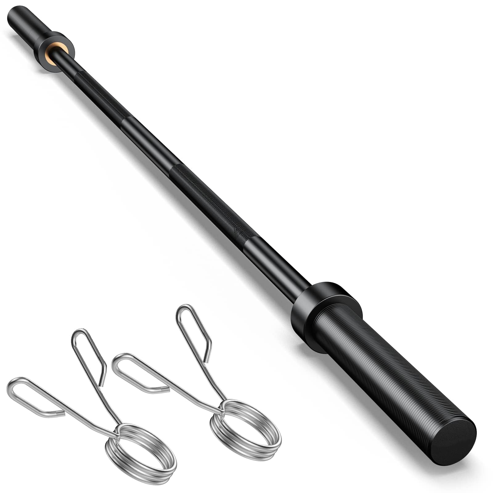 UPGO Olympic Barbell EZ Curl Bar 47in/4ft/5ft/6ft/7ft for Weightlifting ...