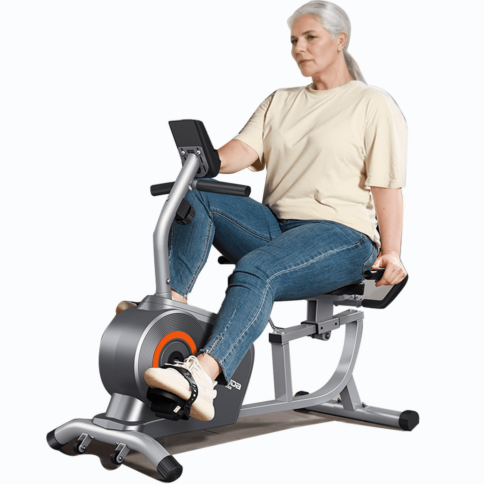 Free Shipping! UPGO Recumbent Exercise Bike for Adults Seniors with ...