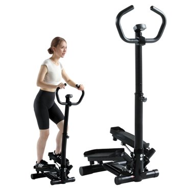 Stamina Mini Stepper with Monitor - Low Impact Black and Gray Stepper ...