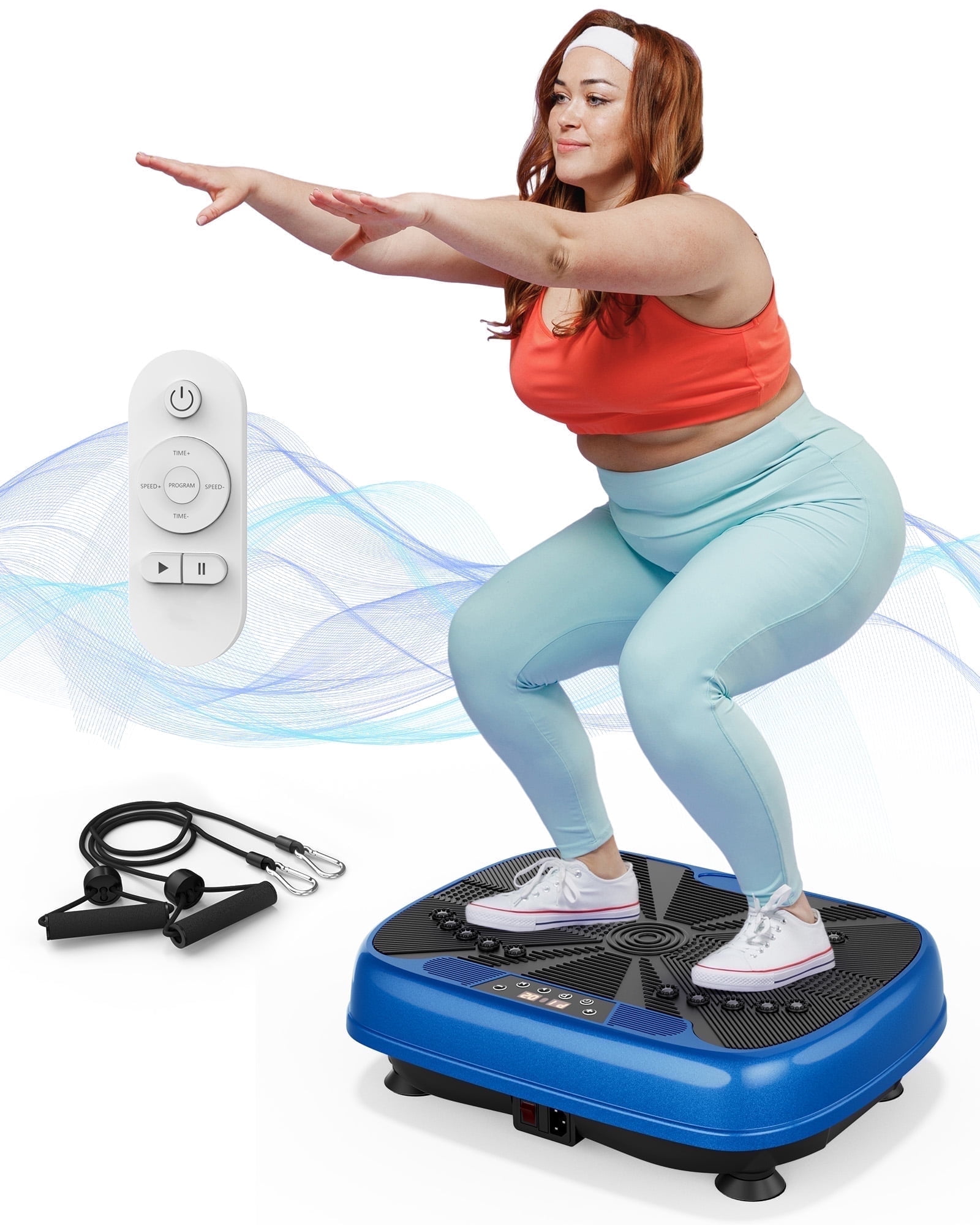 UPGO Vibration Exercise Machine, Power Waver Vibration Plate Platform ...