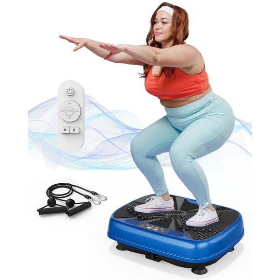 MERACH Vibration Plate Exercise Machine, Whole Body Shake Plate Workout ...