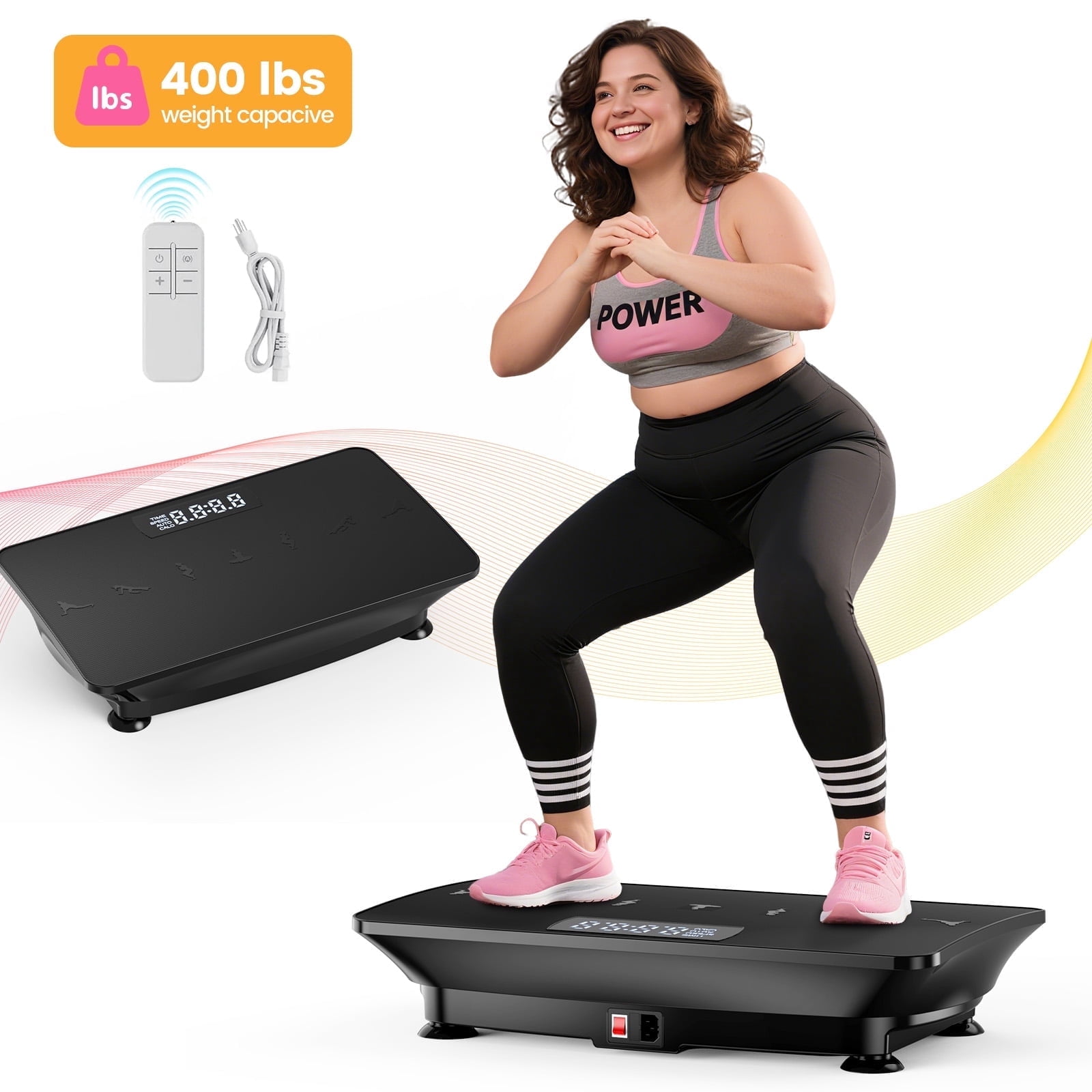 UPGO Vibration Plate Exercise Machine, Power Waver Vibration Plate ...