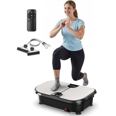 Lifepro Vibration Plate Exercise Machine with Resistance Bands, 120 ...