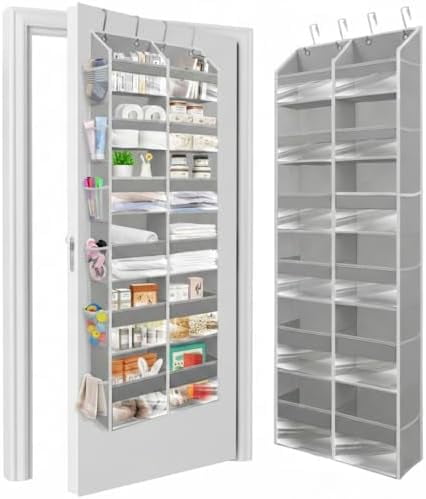 UPGRADED 6 Tiers Over The Door Organizer Hanging - 100D EXTRA THICK ...