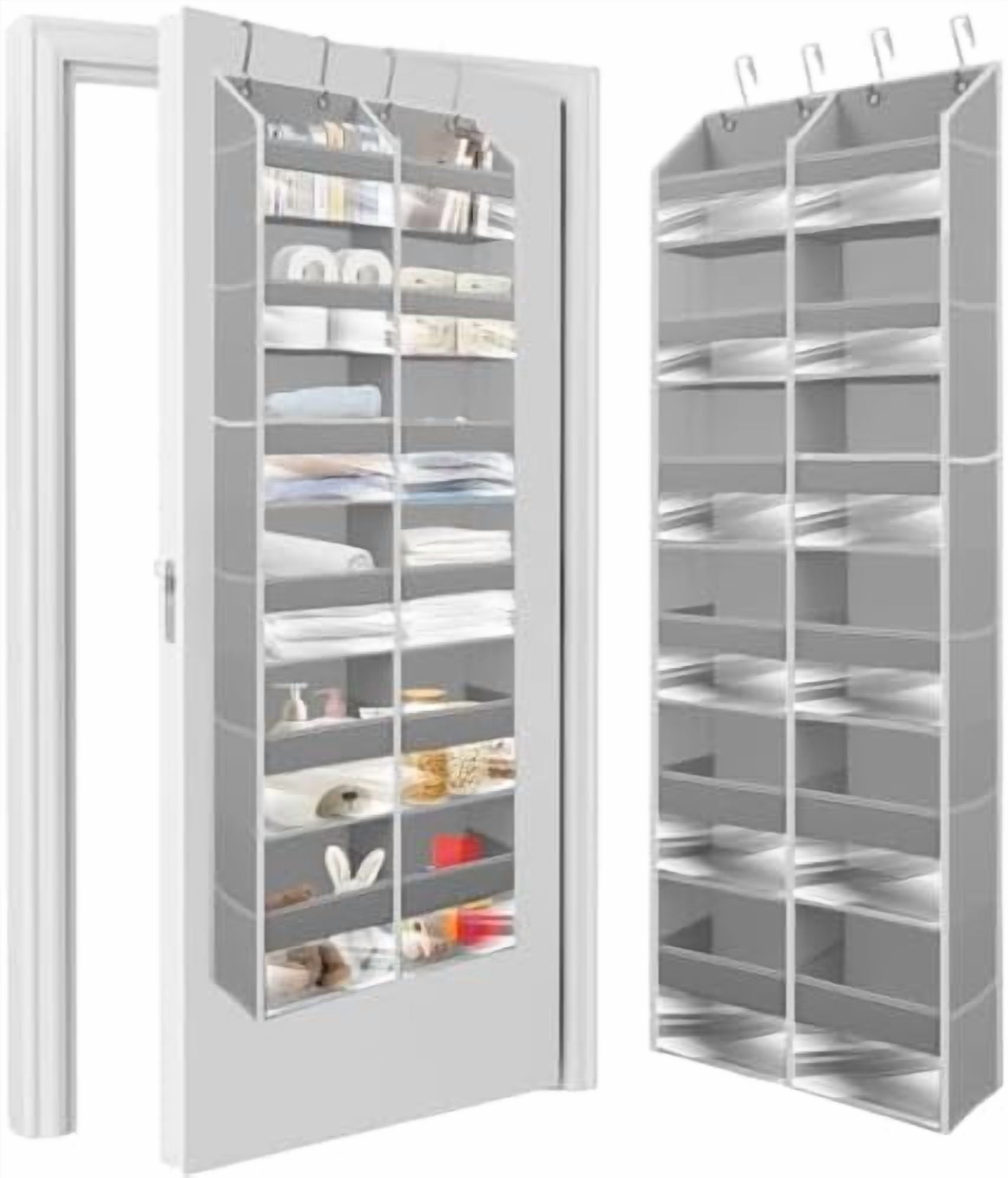 UPGRADED Over The Door Organizer Hanging - 100D EXTRA THICK & 50lbs ...