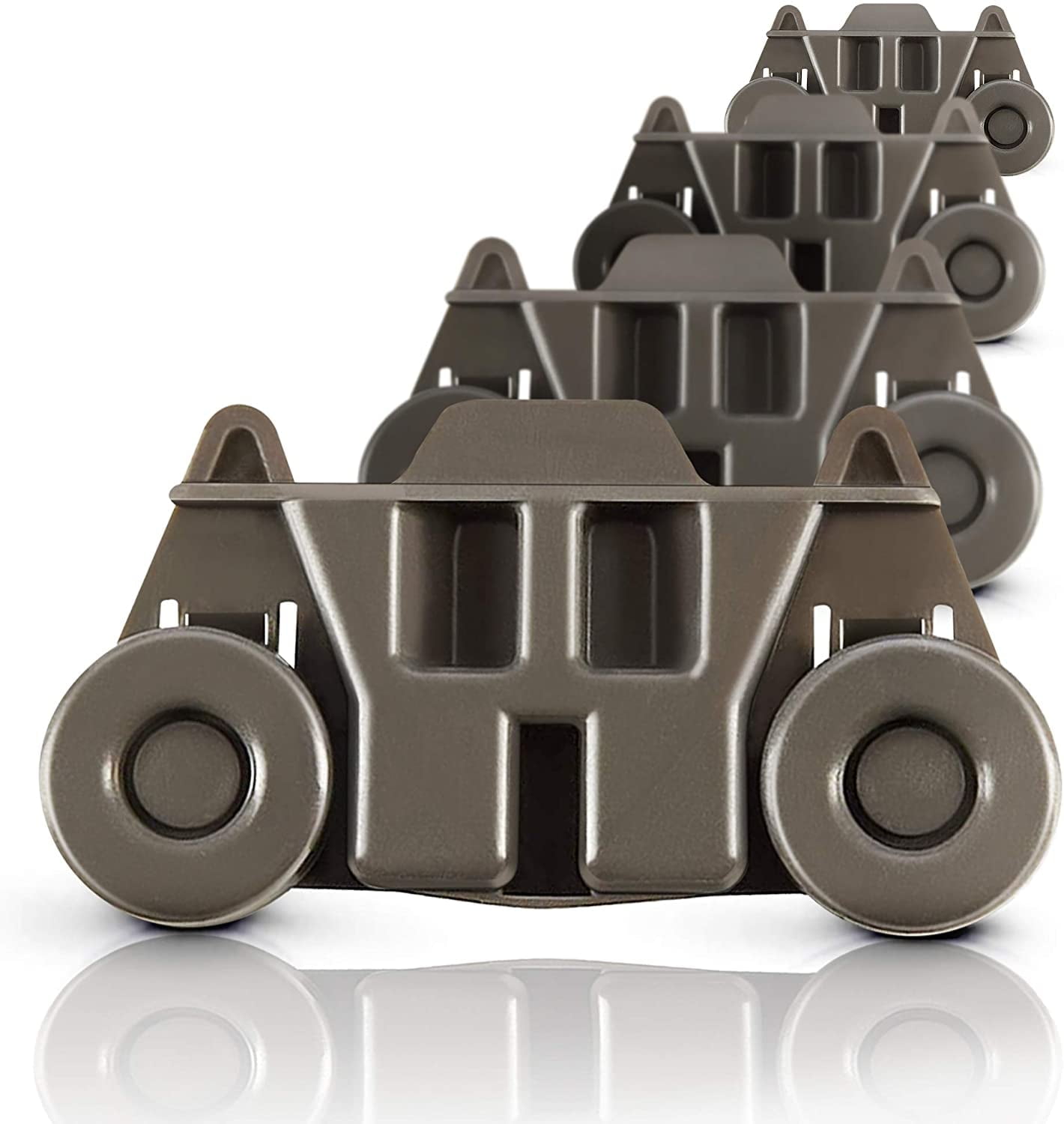 UPGRADED W10195416 (Packs of 4), Resistant to Rust Dishwasher Wheels ...