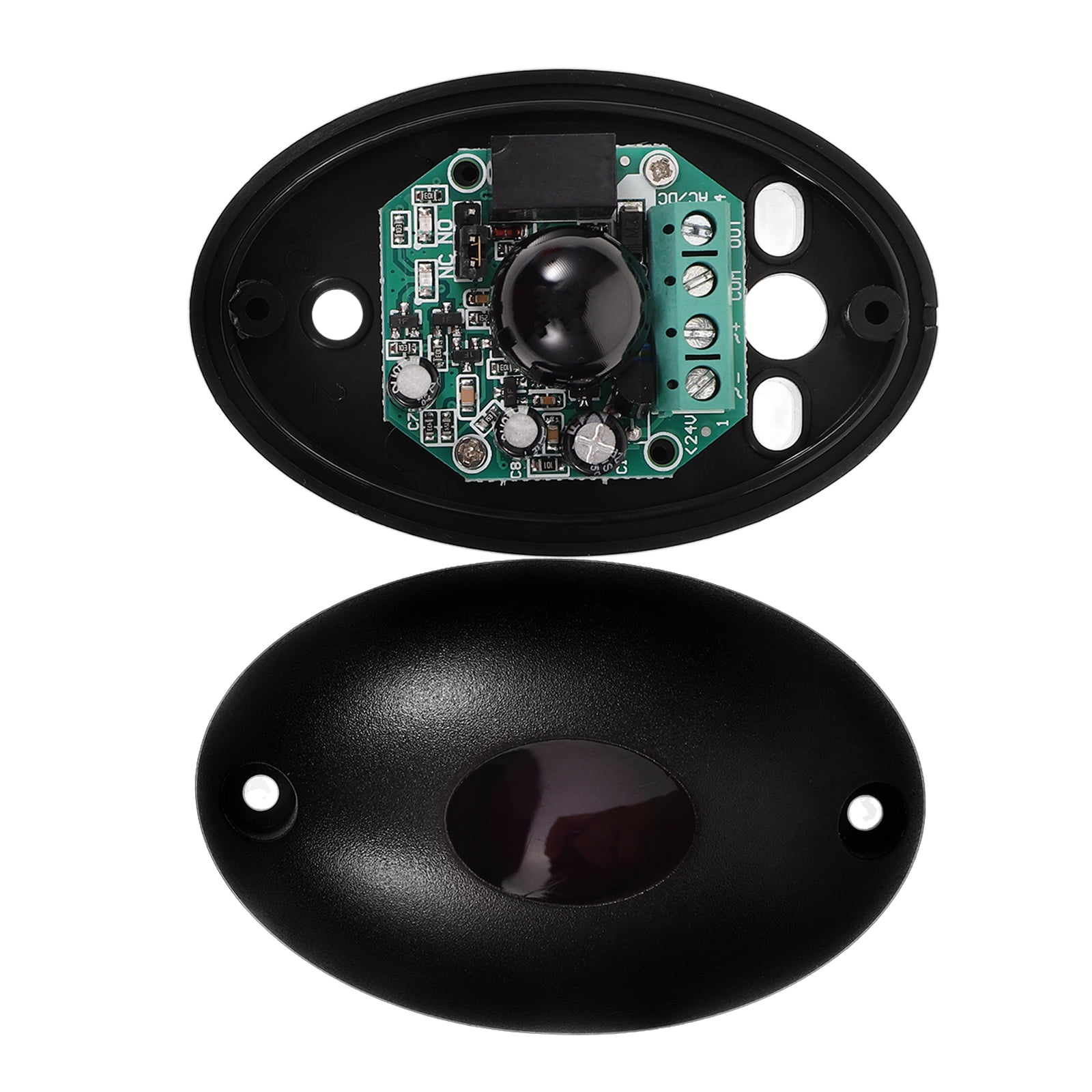 UPGRATOR 1 Pair Door Open Alarm Black ABS Rectangular For Households ...