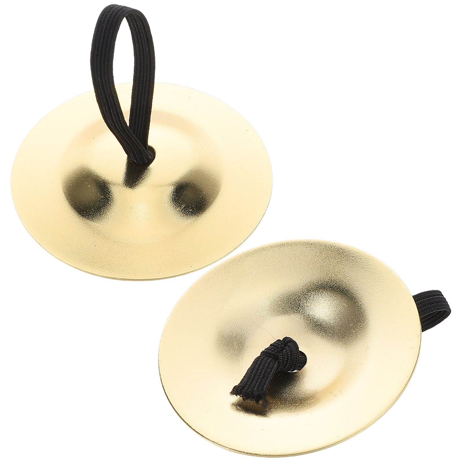 UPGRATOR 1 Pair Gold Round Finger Cymbal Dance Accessories for Adults ...