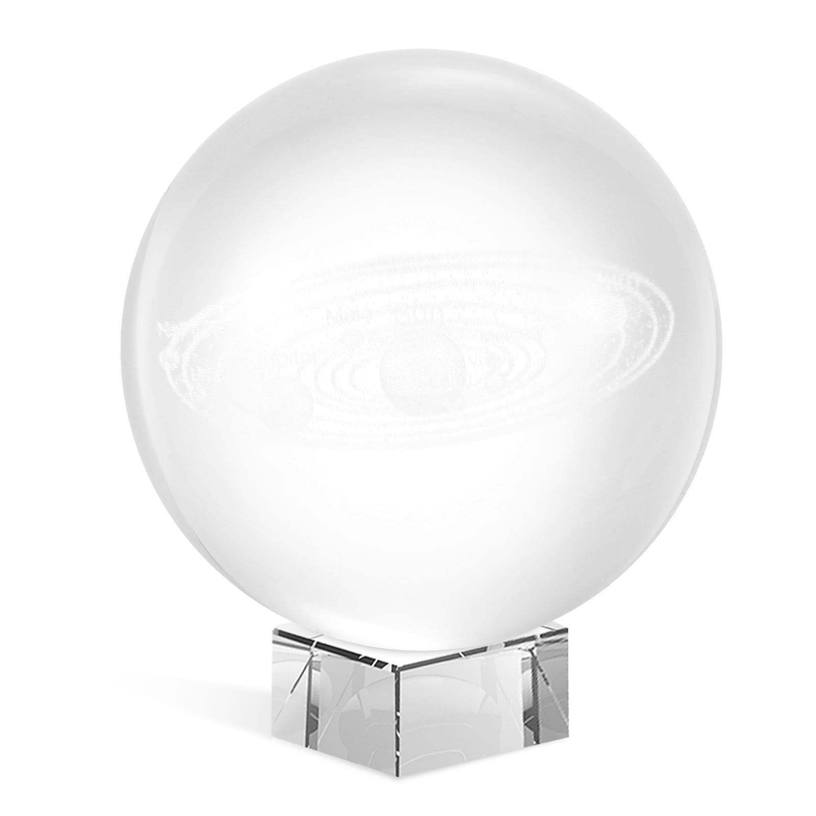 UPGRATOR 1 Set 6.00X6.00X6.00cm Crystal Ball Solar System For Kids ...