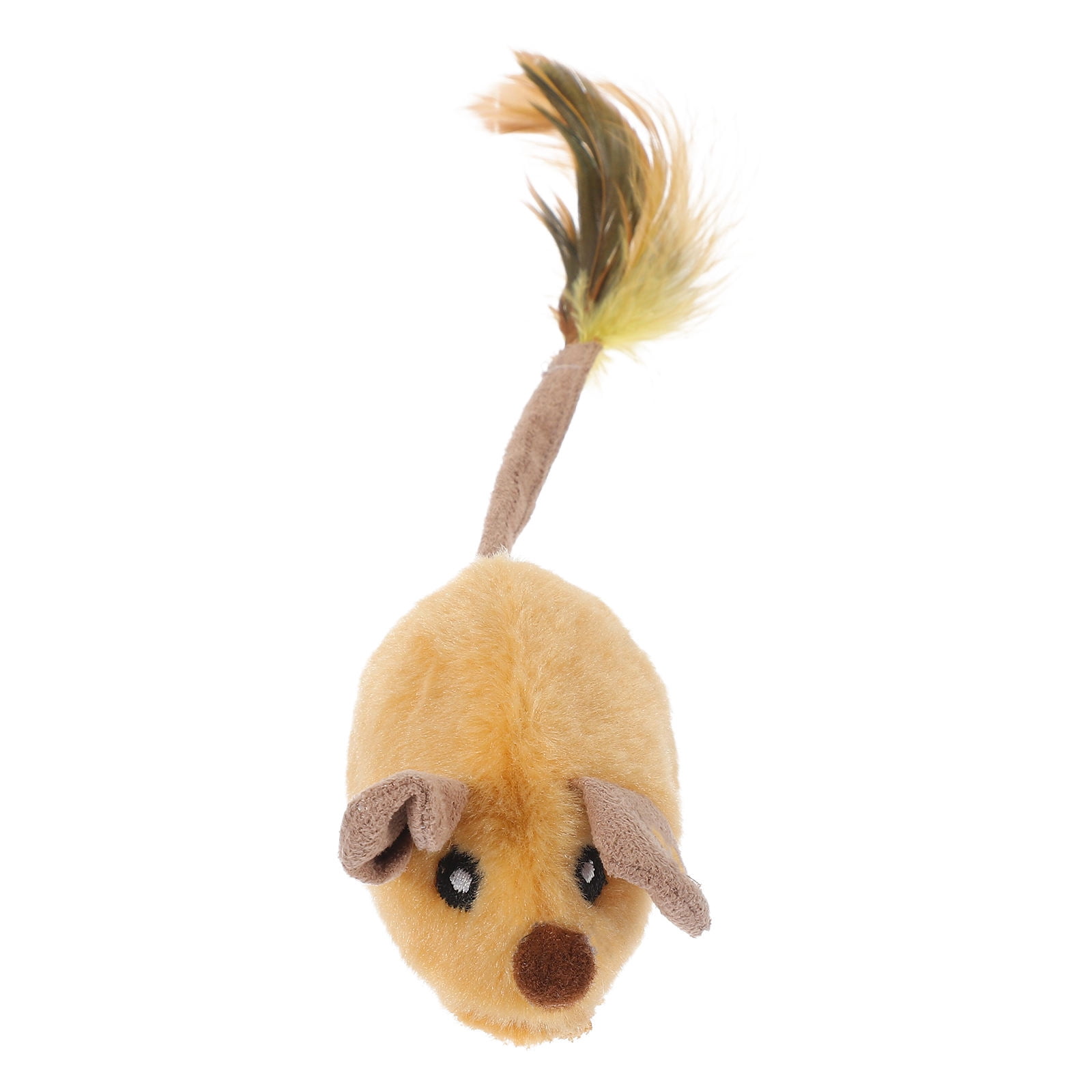 DEEPCRAFF realistic mice Cat Toy Mouse Yellow 1 Set - Walmart.com