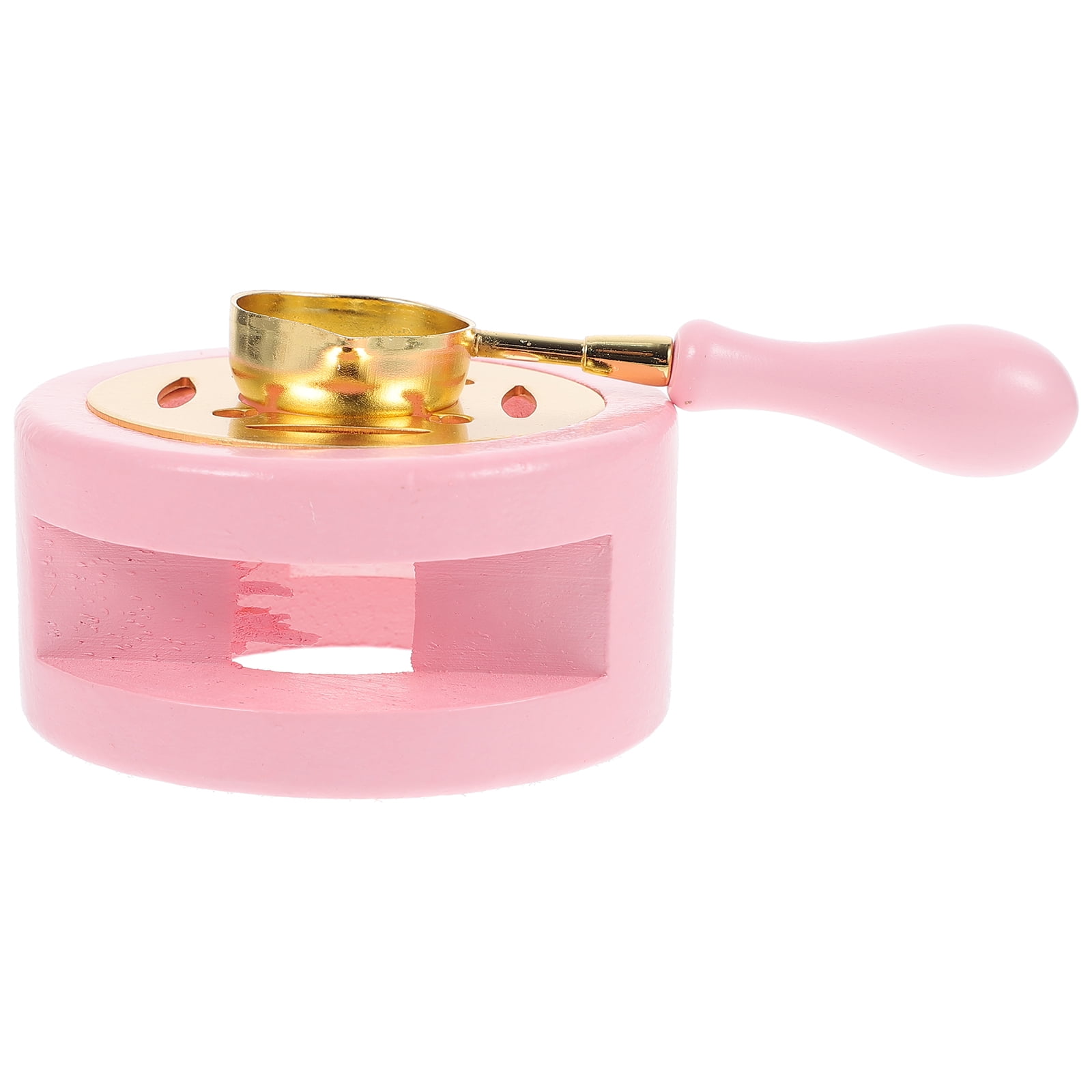 DEEPCRAFF 1Set Pink Aluminum Alloy Wax Seal Warmer with Spoon Durable ...