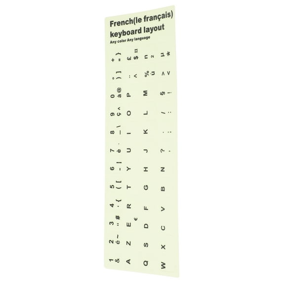 UPGRATOR Universal Keyboard Stickers 1 Sheet for Enhanced Visibility on ...