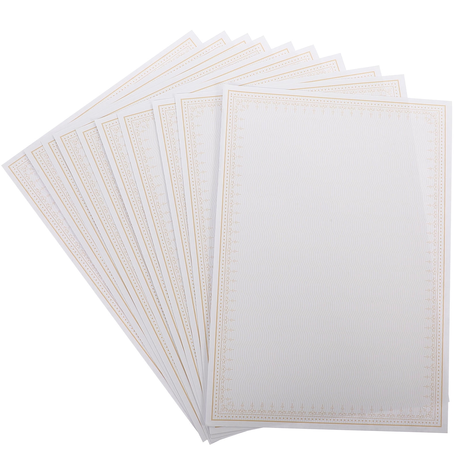 UPGRATOR 10 Sheets Blank Paper for Writable Certificates of Achievement ...