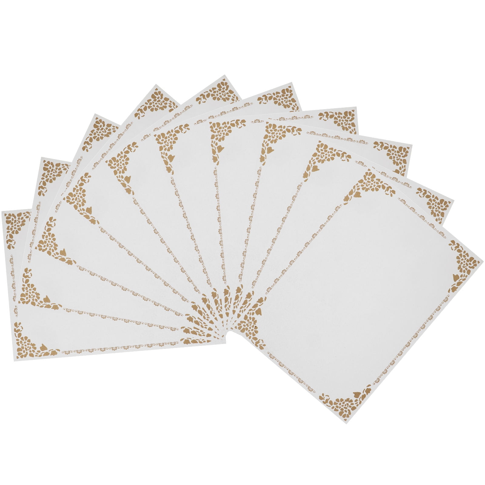 UPGRATOR Set of 10 Blank Diploma Certificate Papers for Creative ...