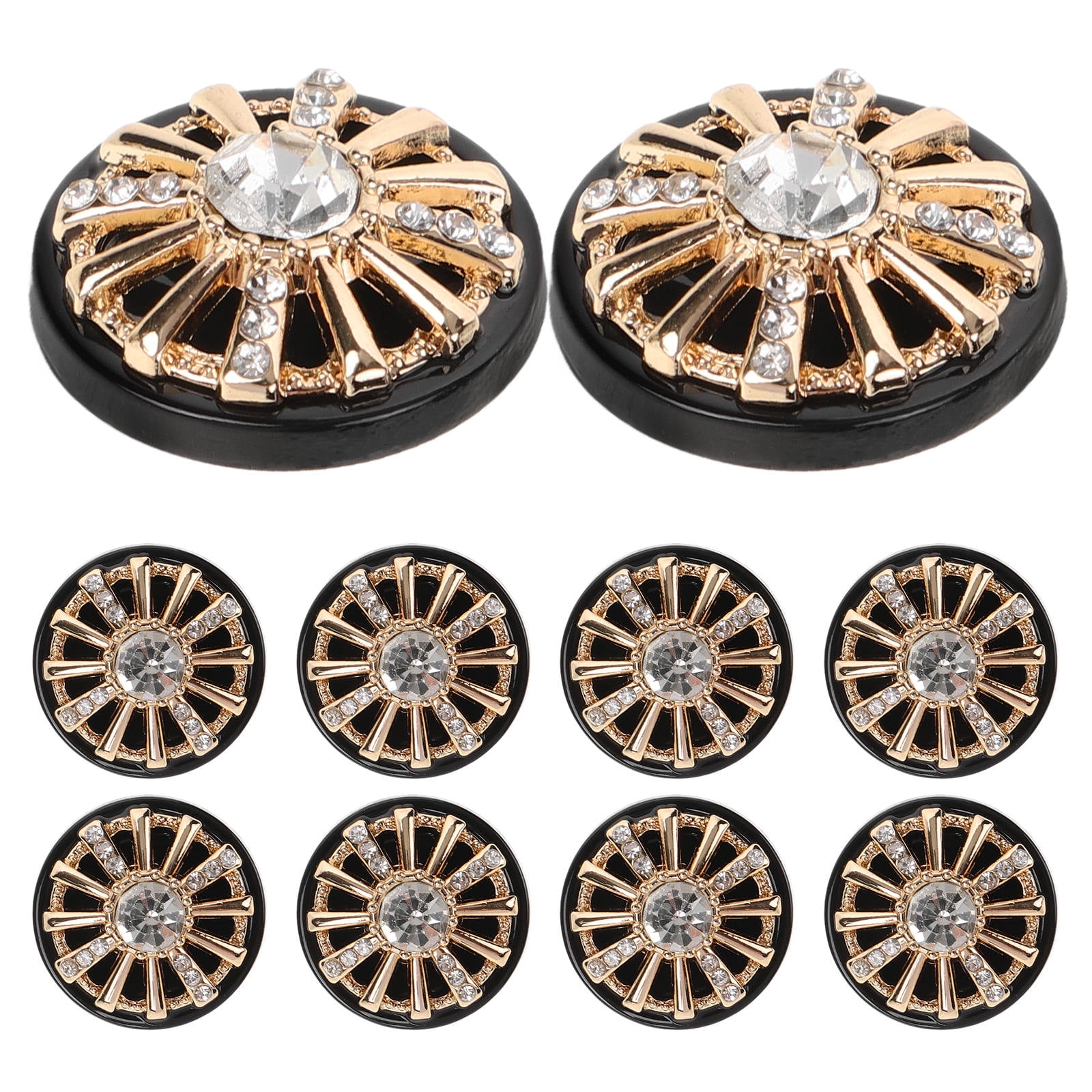 UPGRATOR 10Pcs European Style Metal Buttons for Clothing Sewing and ...