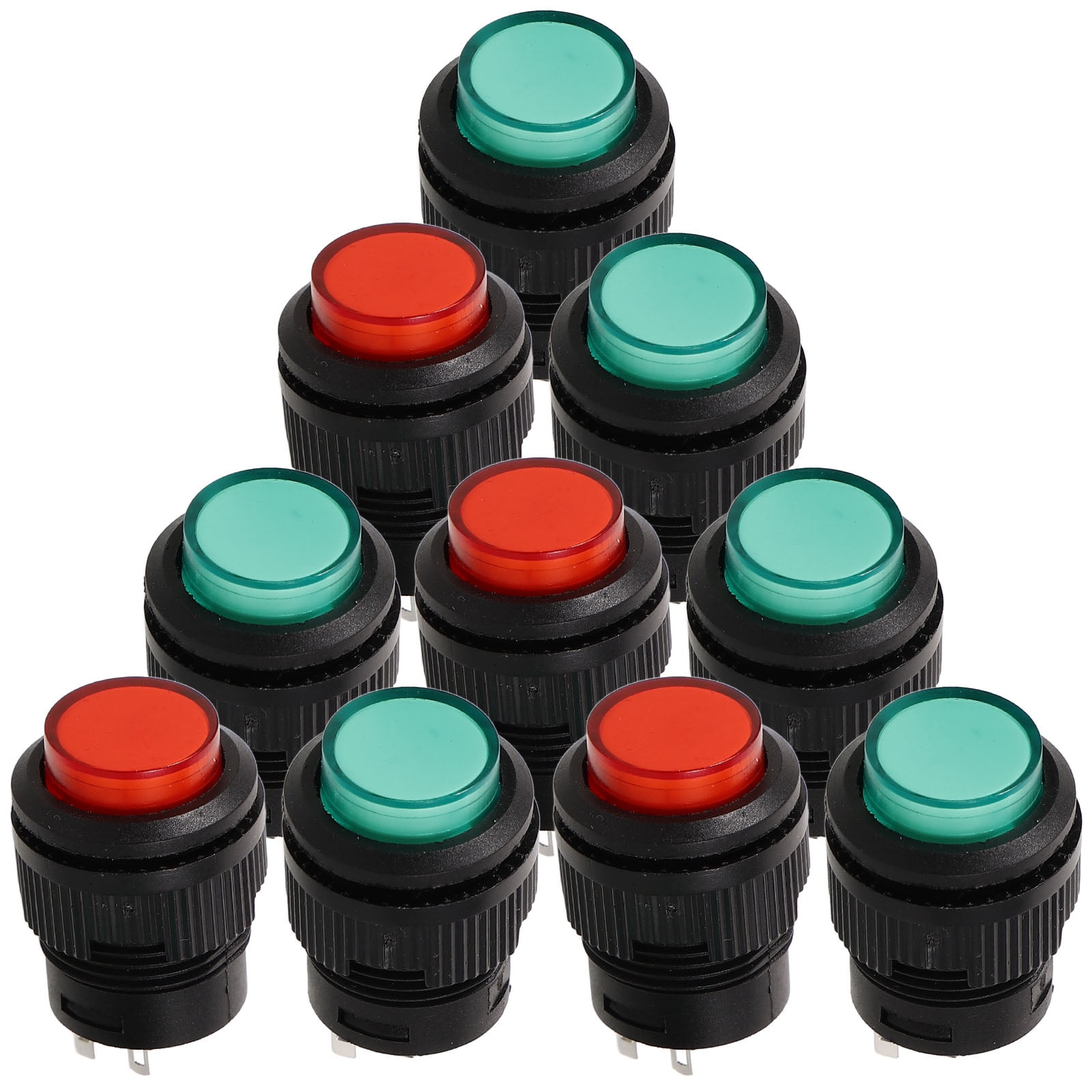 UPGRATOR 10Pcs Lighted Rocker Toggle Switch For Machines - Walmart.com