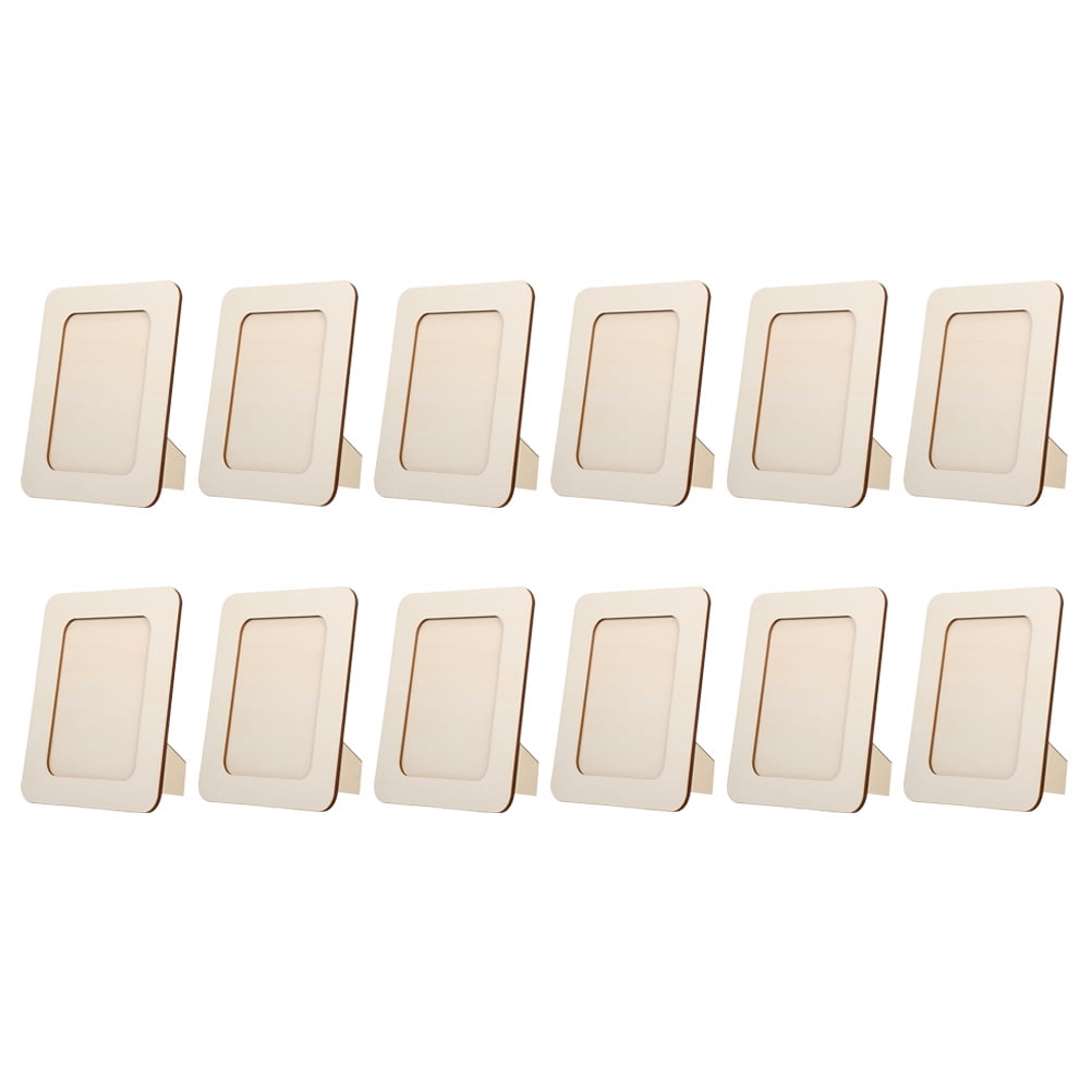 UPGRATOR 12Pcs Wood Picture Frames Rectangular For Living Room Decor ...
