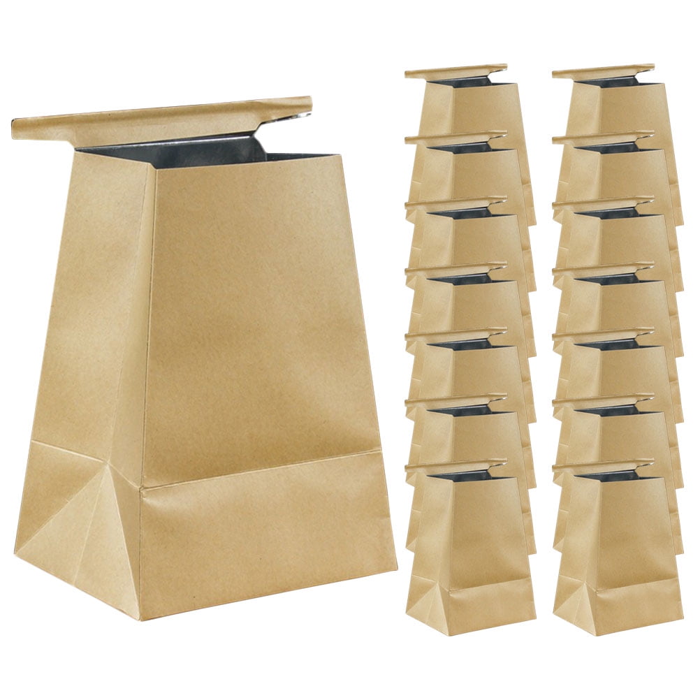 UPGRATOR 15Pcs Travel Emesis Bags Light Brown Paper Vomit Collection ...