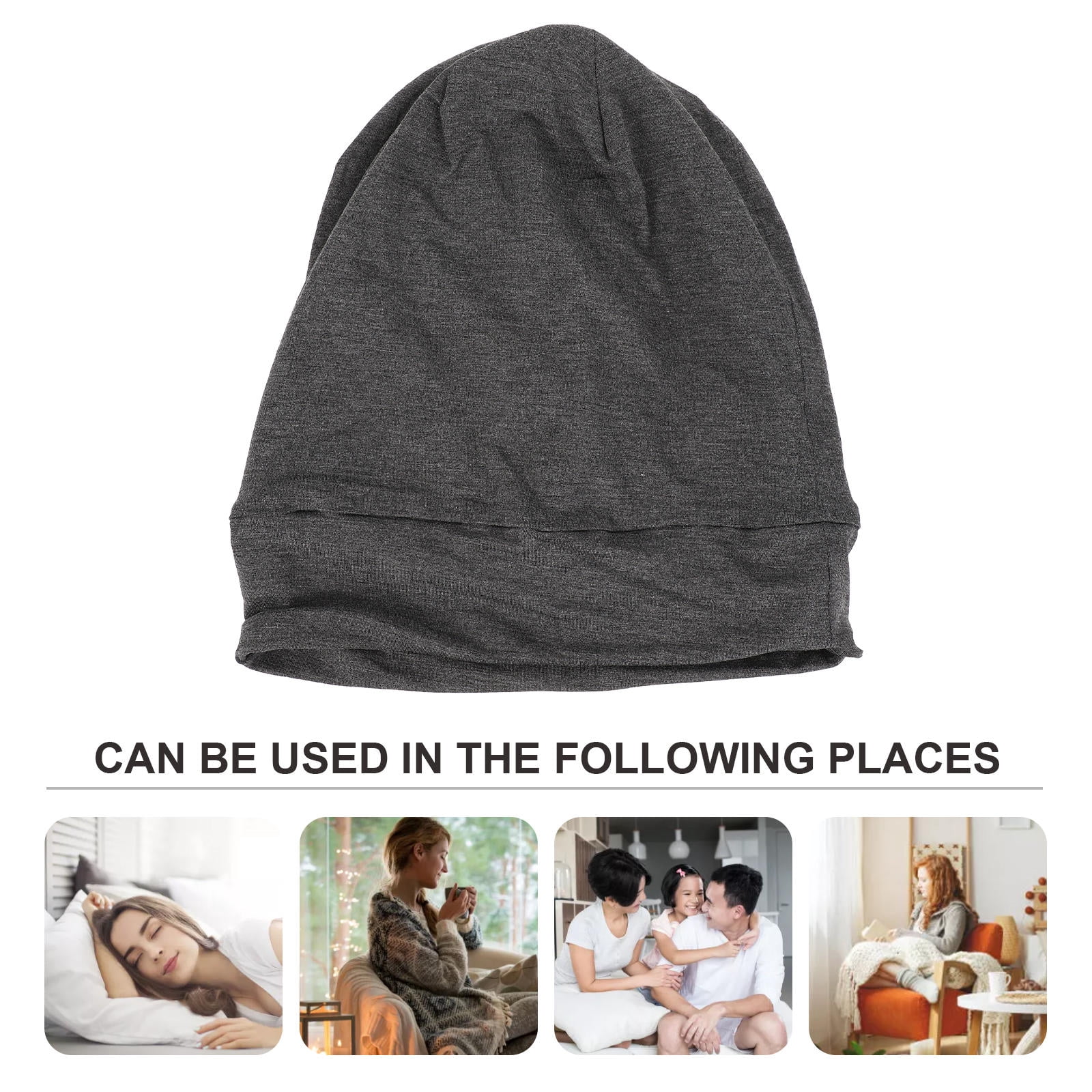 UPGRATOR 1Pack Adjustable Satin Sleep Hat for Women with Hooded Design ...