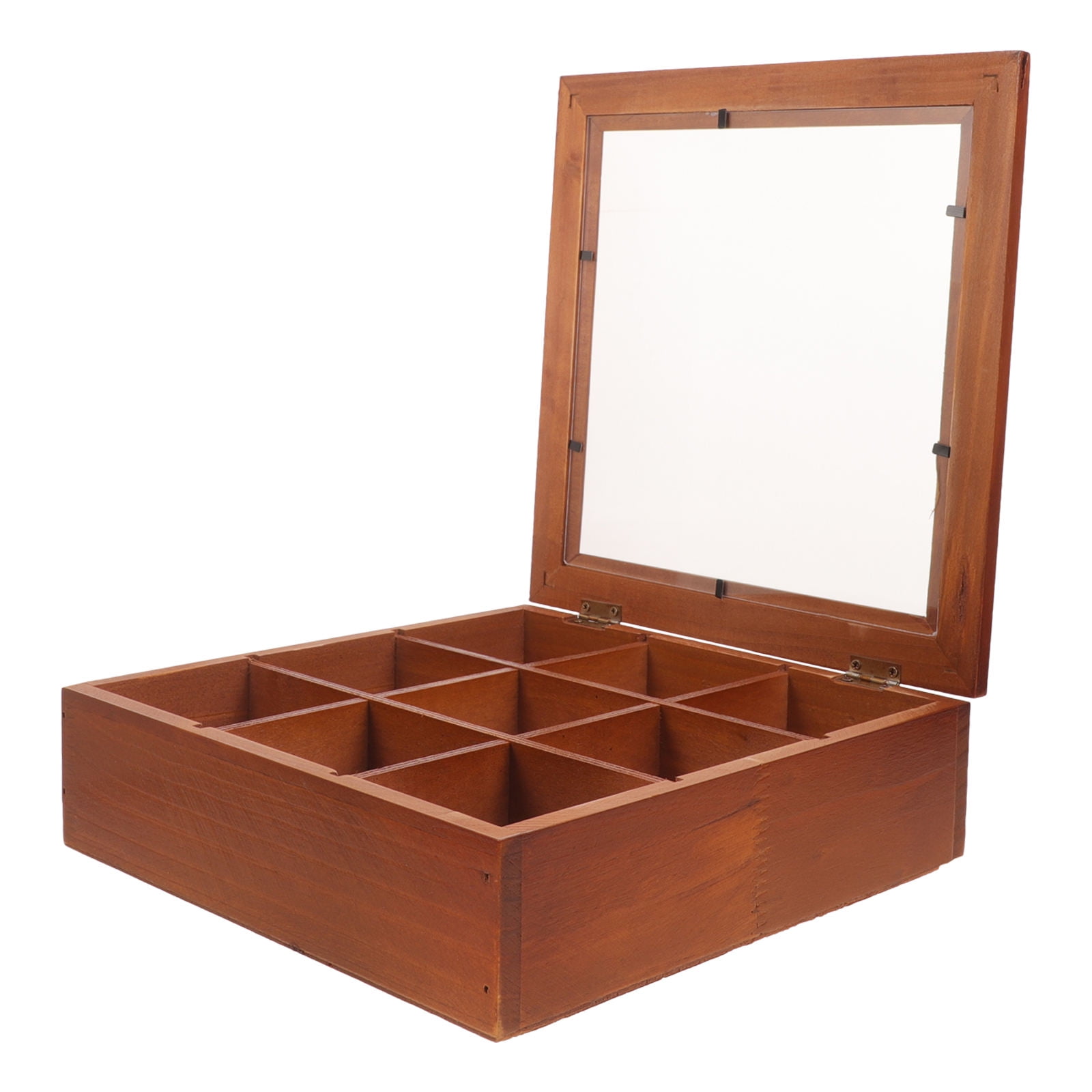 UPGRATOR 1Pack Home Tea Bag Case Square Grid Design for Tea Lovers ...