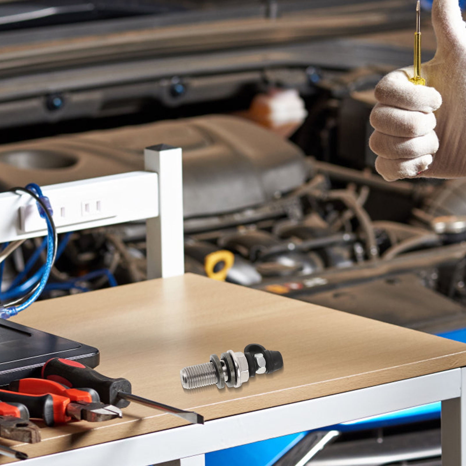 UPGRATOR 1Pack Multi Color Brake Caliper Bleeder Screw Mechanics Enhanced Braking Performance ...