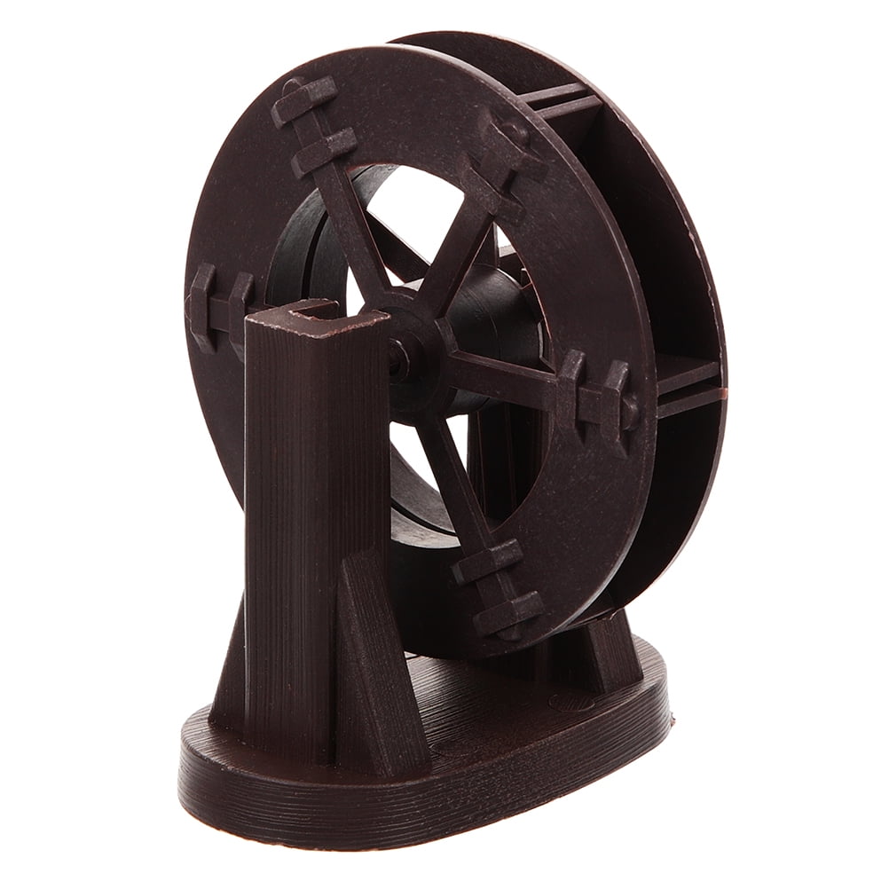 UPGRATOR 1-Pack Round Decorative Water Circulation Wheel 8.3x2.9x2.7in ...