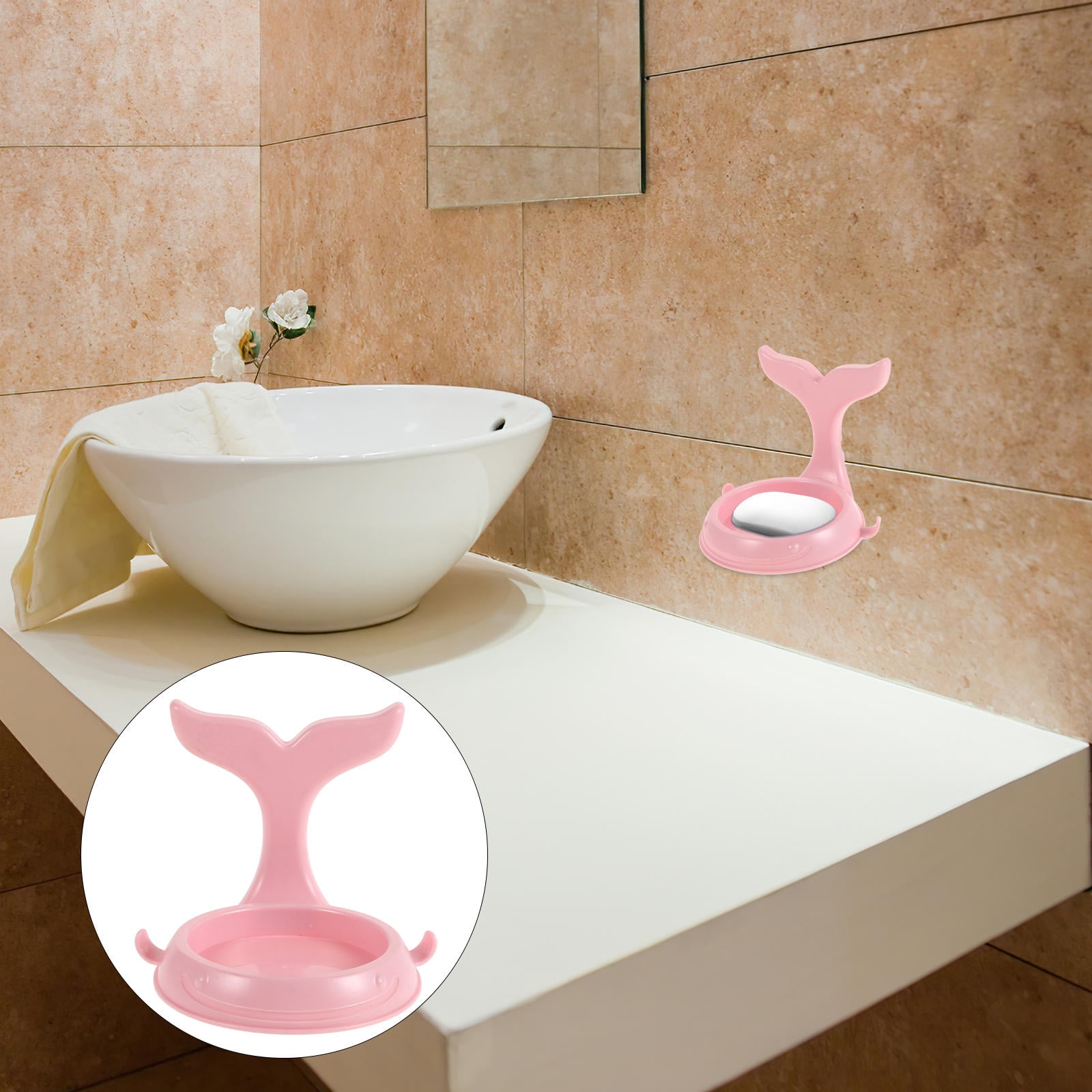 UPGRATOR 1Pack Sponge Holder For Kitchen Sink Whale Tail Shape Soap ...