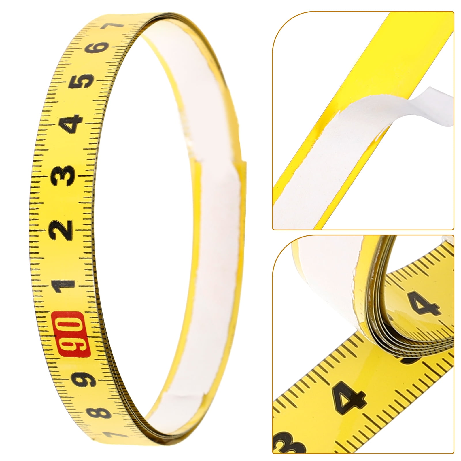 UPGRATOR 1Pack Sticky Tape Measure Assorted Color Steel Ruler for ...