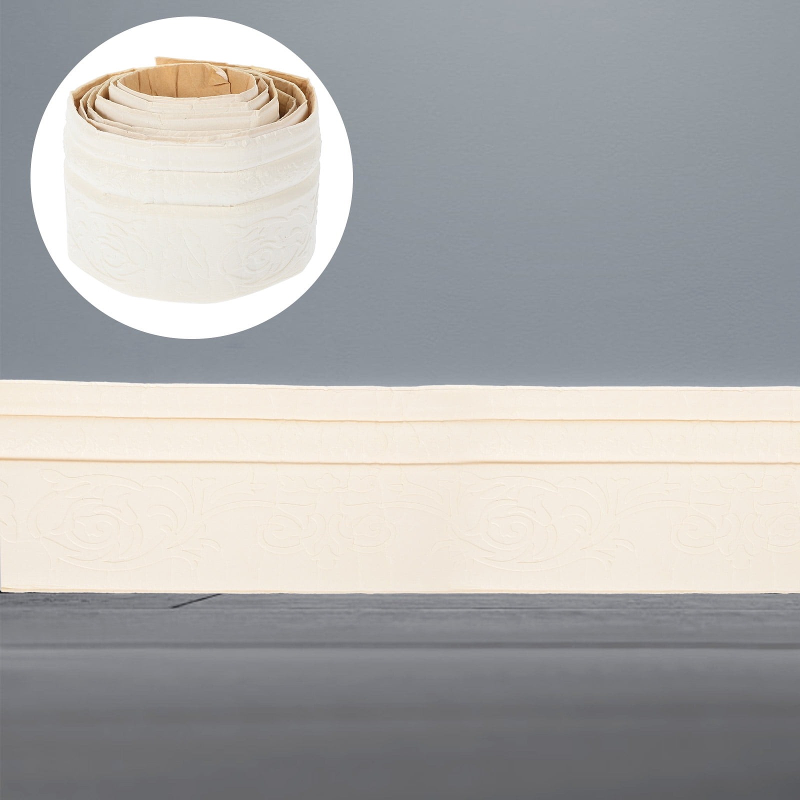 UPGRATOR 1Pack Waterproof Strong Adhesion Pu Foam Wall Trim Sticker 90 ...