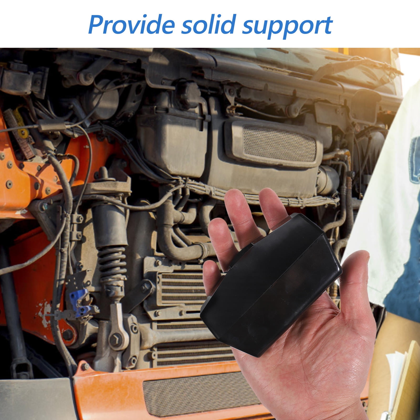 UPGRATOR 1Pcs Hood Latch Bumper Support in Black Rubber for Car Repair ...