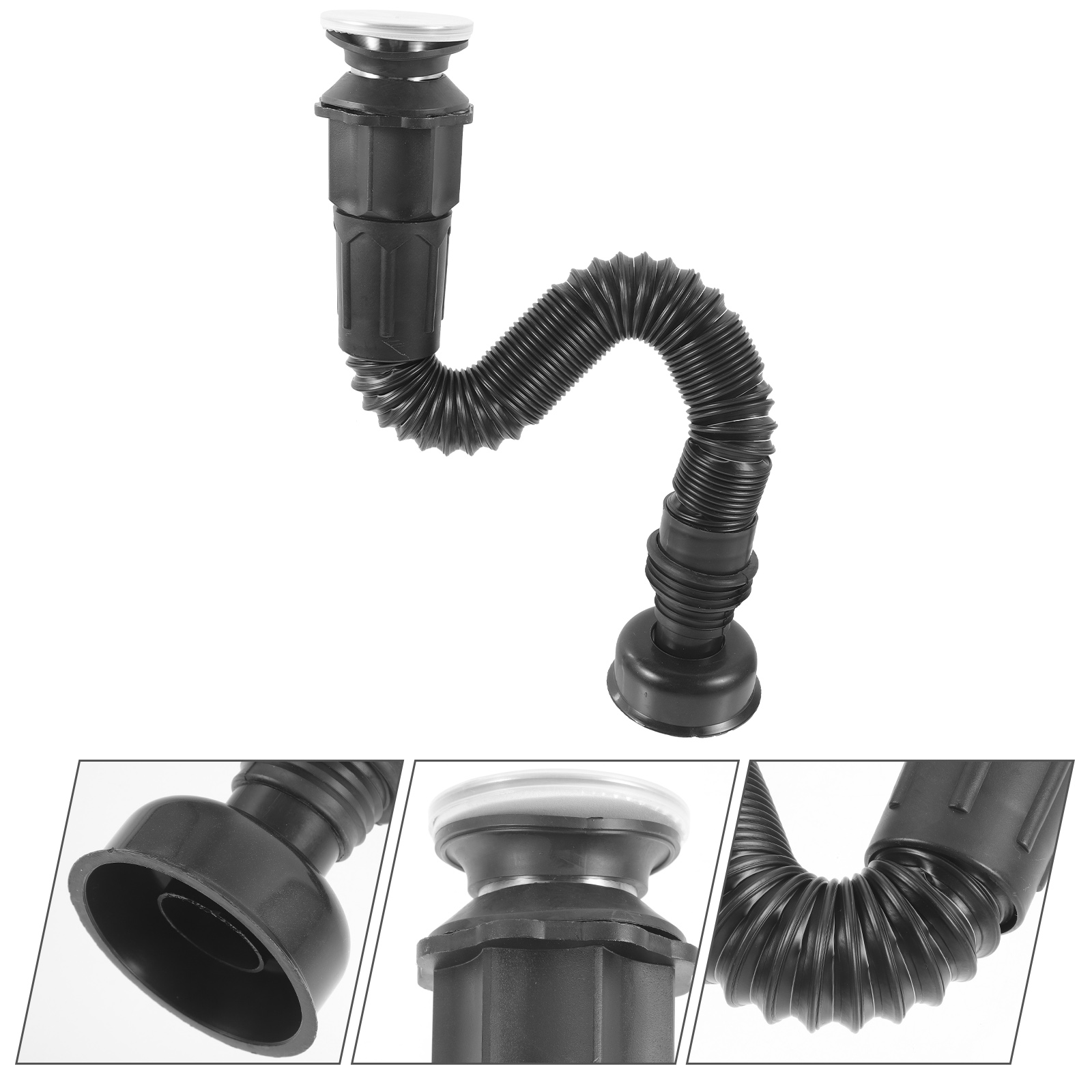 UPGRATOR 1Pcs Quick Connection Basin Waste Drainer Pipe For Bathroom ...
