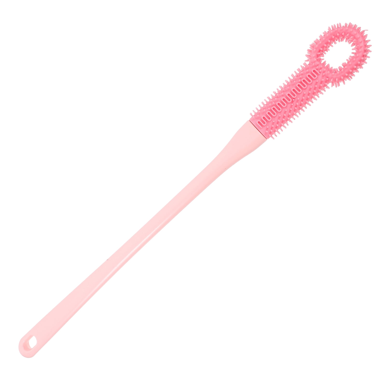 UPGRATOR 1Pcs Toe Washing Brush Pink 15.6X1.4X0.4In Long Reach For ...