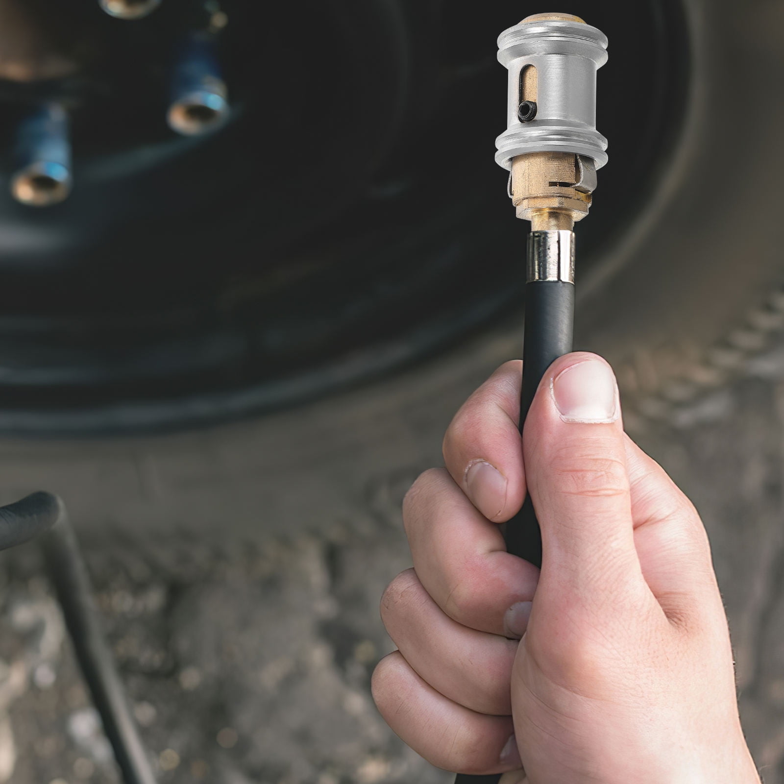 UPGRATOR 1Set Air Chuck Tire Inflator Fitting Copper Alloy for Air ...